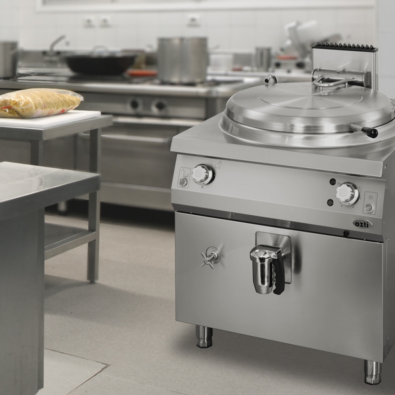 Marmita para cocina industrial a gas directa 22 KW | Hostelparts