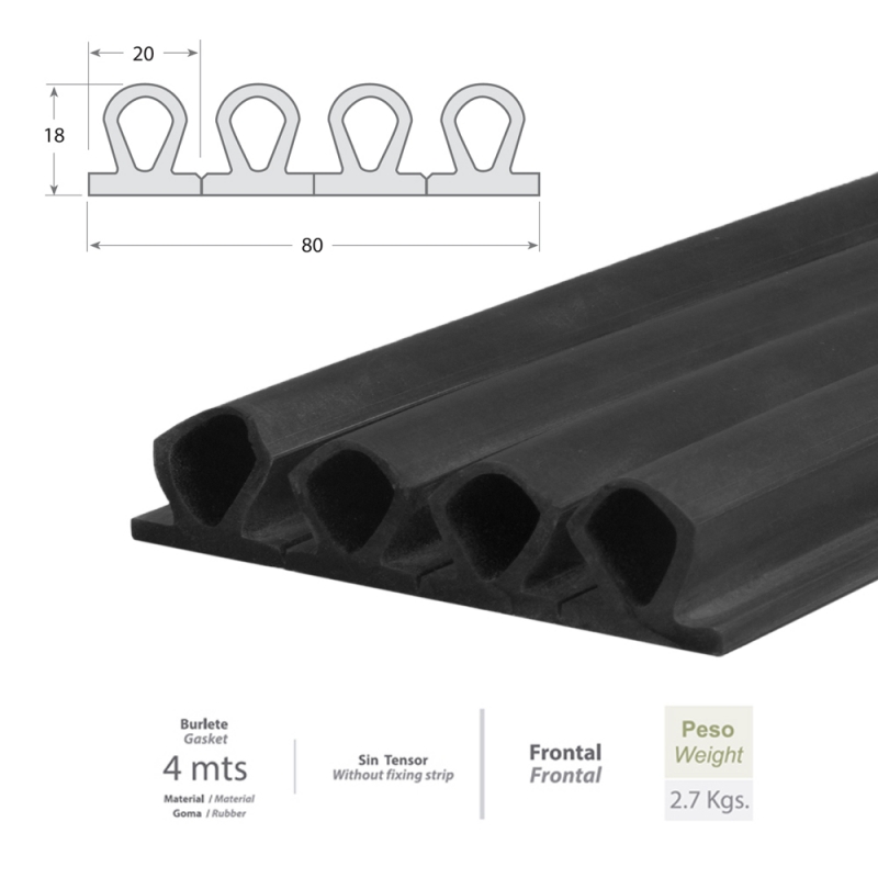 Burlete Industrial para Cámaras Frigoríficas 502 | Hostelparts