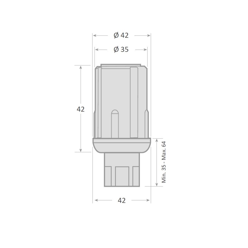 Pata regulable mesa cocina industrial N-40-I | Hostelparts