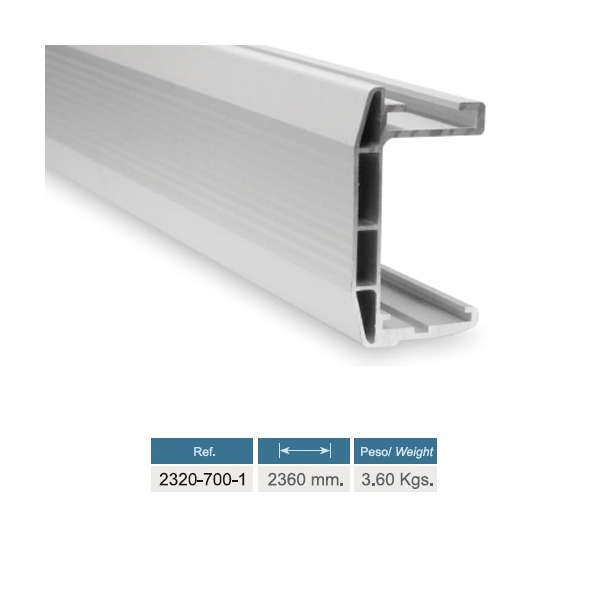 Rail para puerta corredera industrial Fermatic 2320 | Hostelparts